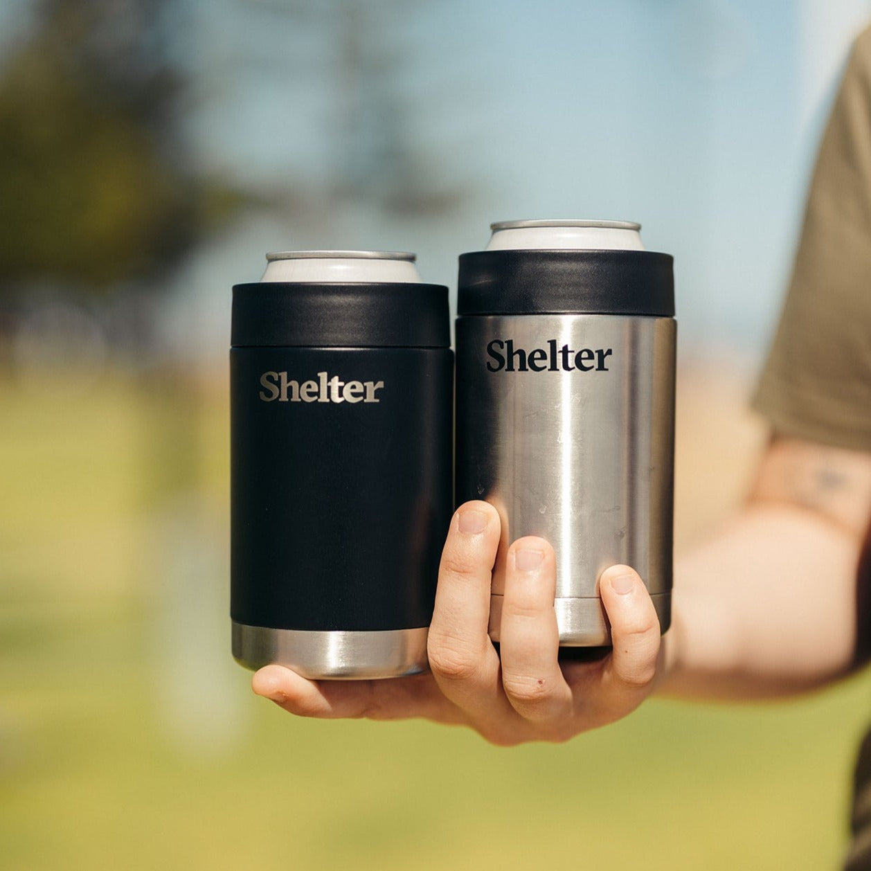 Stainless Steel Tinny Holder – Shelter Brewing Co.